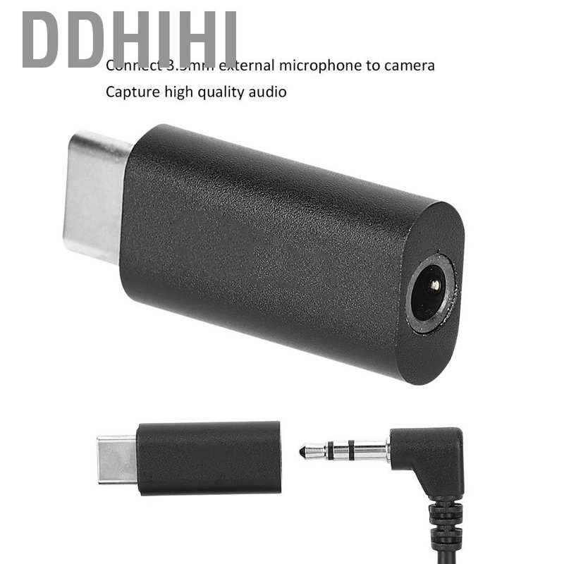 Ddhi อะแดปเตอร์ไมโครโฟนขนาด 3 . 5 มม . สําหรับ Insta 360 One R ...