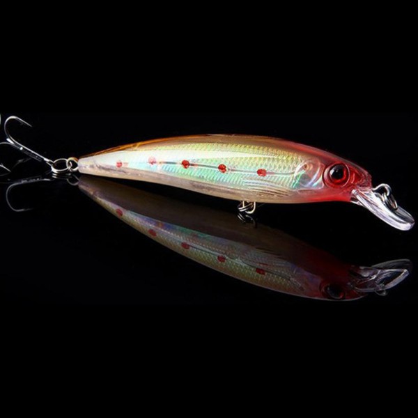 11CM/13.5G Fishing Lures Artificial Hard Baits Minnow Wobblers Crankbait 3D - meteor1.th - ThaiPick