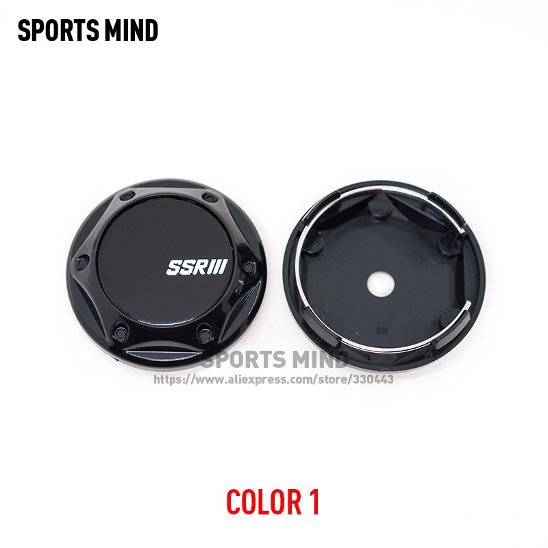 4PCSlot 6864MM Car Wheel Center Hub Caps for SSR PRODUCED BY SPEED STAR ...