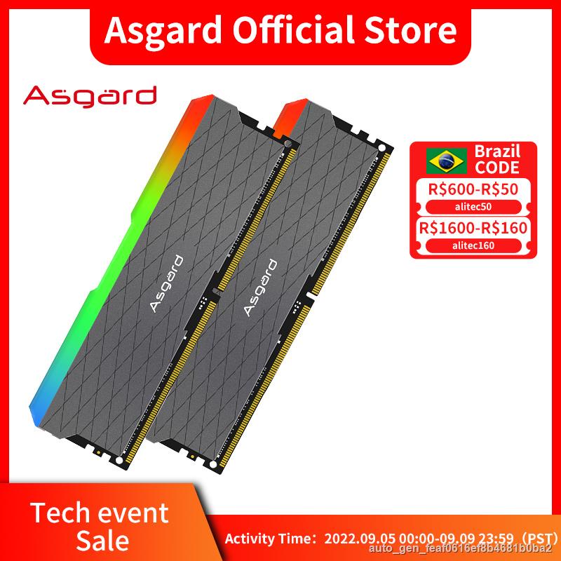 Asgard W2 Series Rgb Ram Ddr4 8gbx2 16gbx2 3200mhz Pc4-25600 1.35v Dual ...