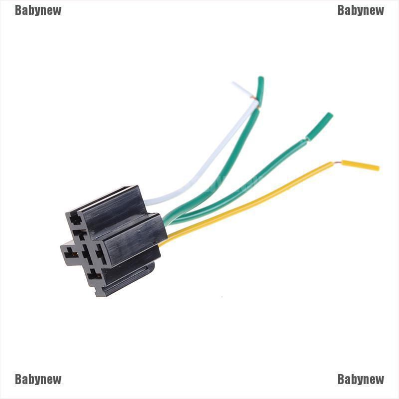 Babynew อุปกรณ์รถ Auto DC 12v Volt 40A 4 Pin 4 Wire Relay & Socket ...