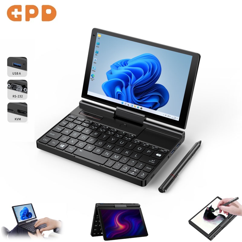 on saleGPD Pocket 3 Modular Full-featured Handheld Mini Laptop PC 8 ...