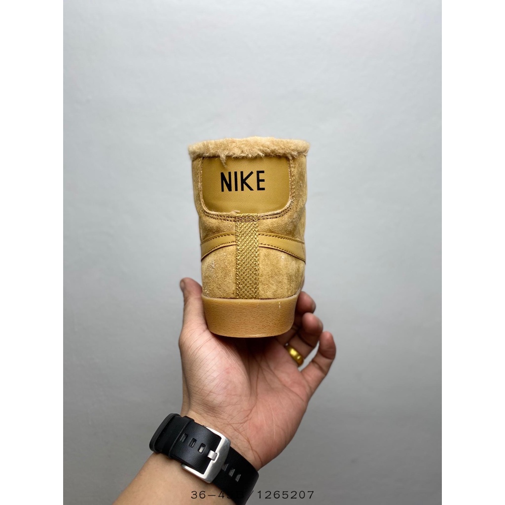 2021 New plus velvet 克 Nike Blazer Mid 7 Vintage Low classic trailers ...