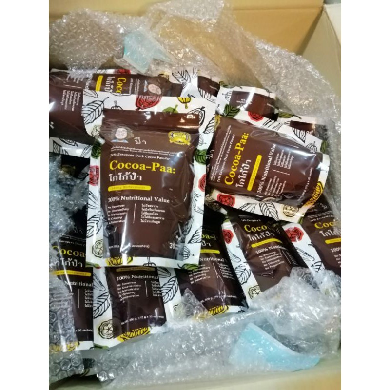 Cocoa-Paa 24 European dark cocoa powder โกโก้ป๋า - audiblack - ThaiPick