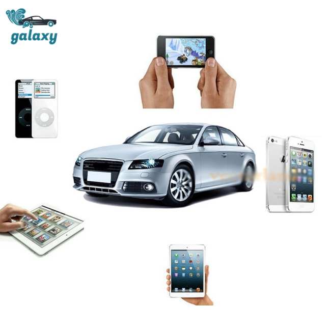 ami mdi audi lightning aux อะแดปเตอร์แปลงสายเคเบิ้ลสําหรับ audi iphone ...