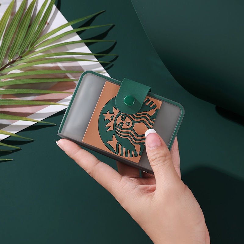 New Starbucks Card Holder Coin Purse Soft Silicone Cute Pattern Card ...