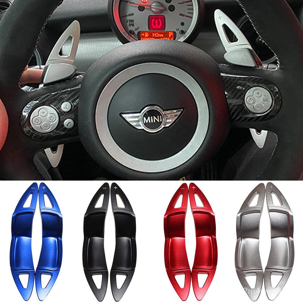 1Pair Car Window Door Pin Lock Stickers Decor For Mini Cooper S JCW One ...