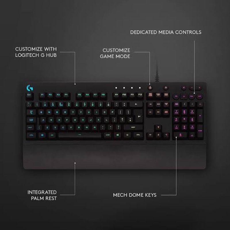 LOGITECH KEYBOARD (G213) PRODIGY GAMING ของแท้ ประกันไทย - gadjet_it ...