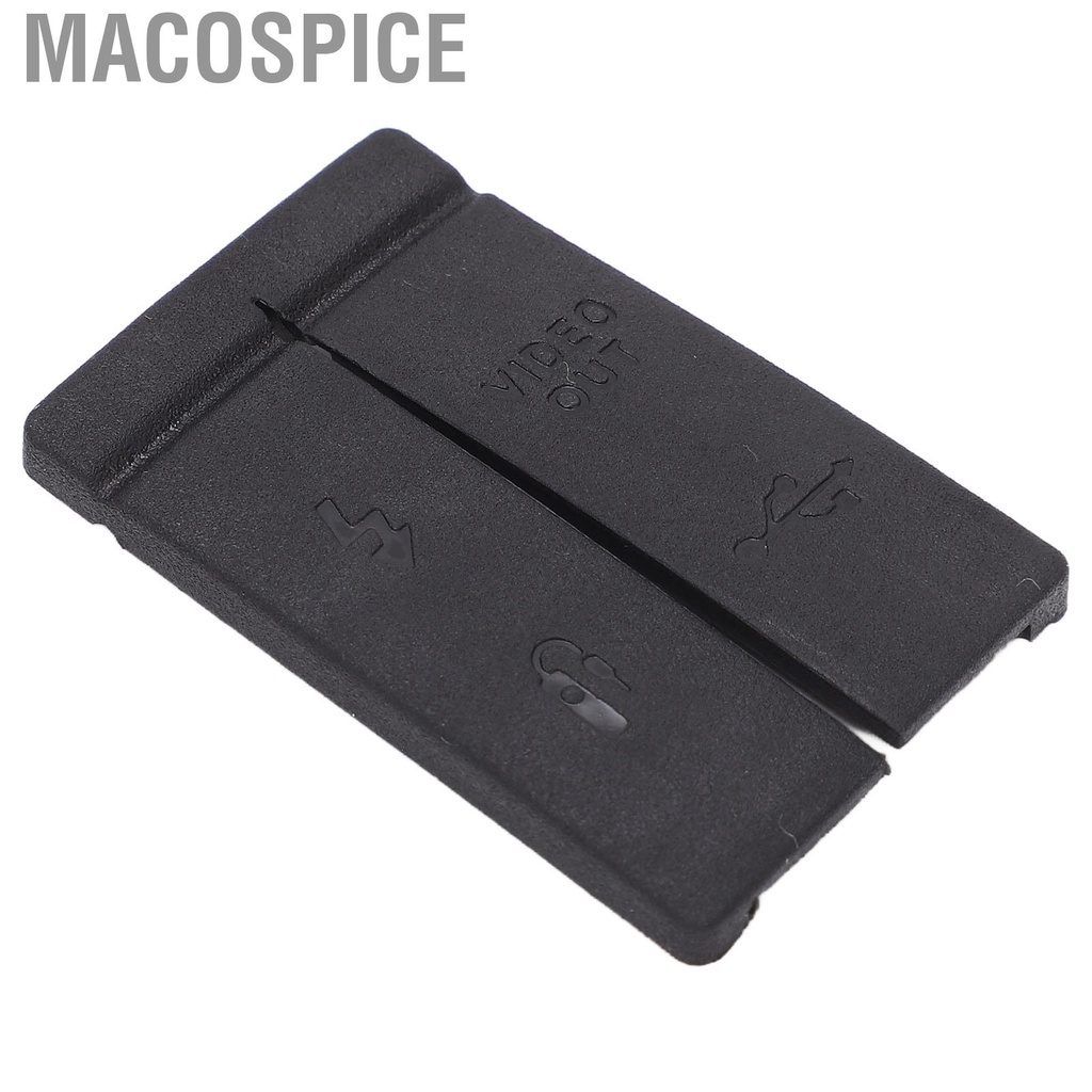 Macospice Camera Interface Cover Rubber Waterproof USB Port Video Out ...
