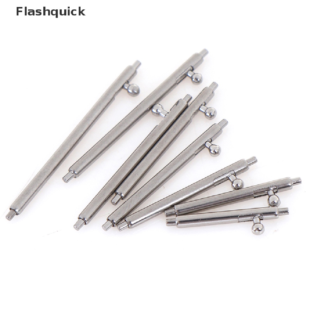 [Flashquick] 10Pcs Quick Release Spring Bars Stainless Steel Watch Band ...