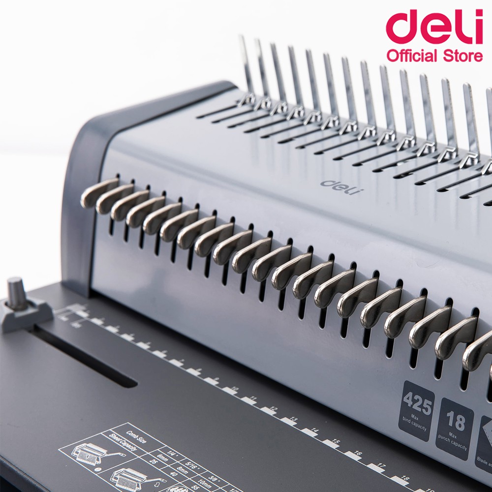 Deli 3873 Binding Machine เครื่องเจาะกระดูกงูสำหรับเข้าเล่ม รับประกัน ...