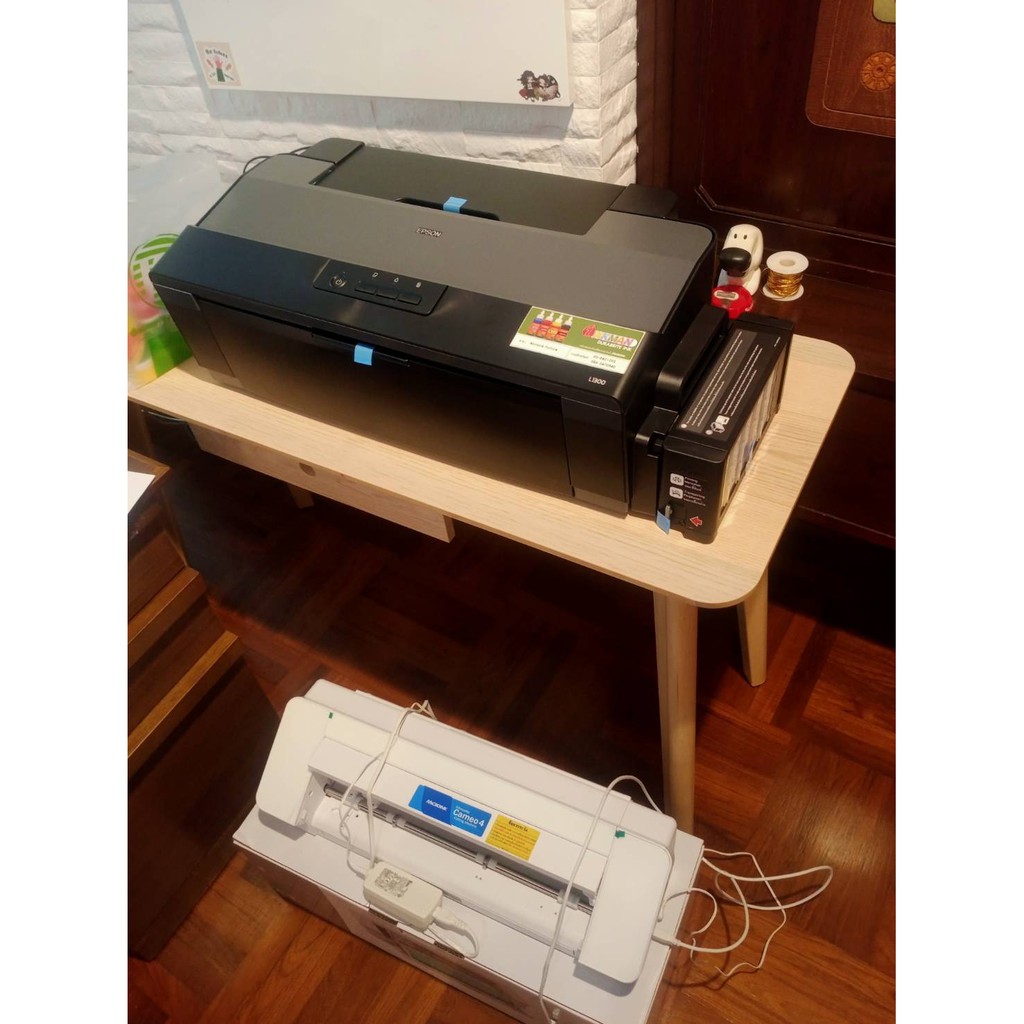 ชุดเครื่องทำสติ๊กเกอร์ หมึกกันน้ำ EPSON L1300 ขนาดA3 พิมพ์เอกสารทั่วไป ...