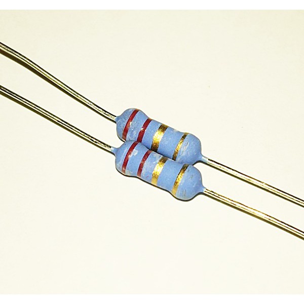 2.2R , 2.2โอห์ม , Metal Oxide Film Resistor 1Watt 1วัตต์ 10PCS 10ตัว ...