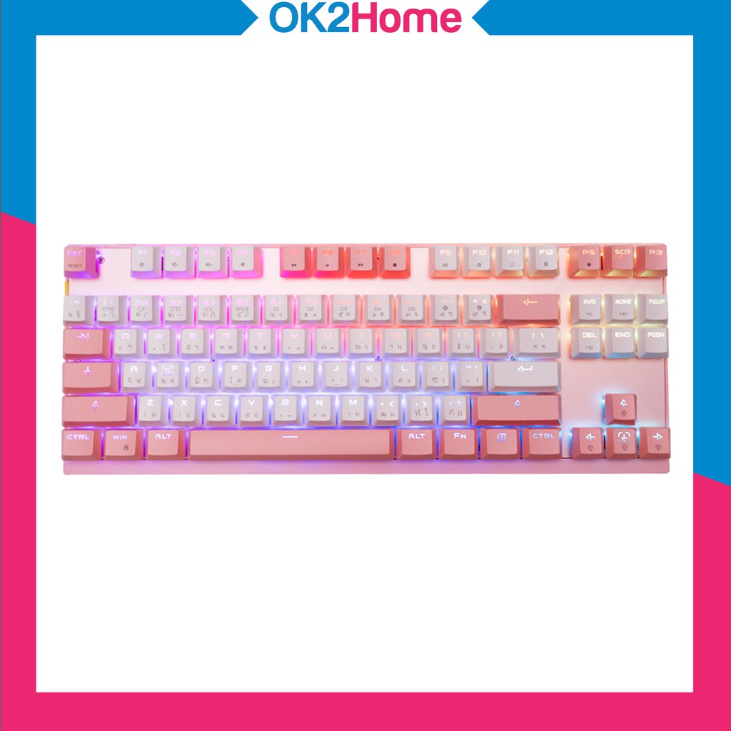 OKER K82 TKL Mechanical Gaming Keyboard คีย์บอร์ดเกมมิ่งแมคานิค ...