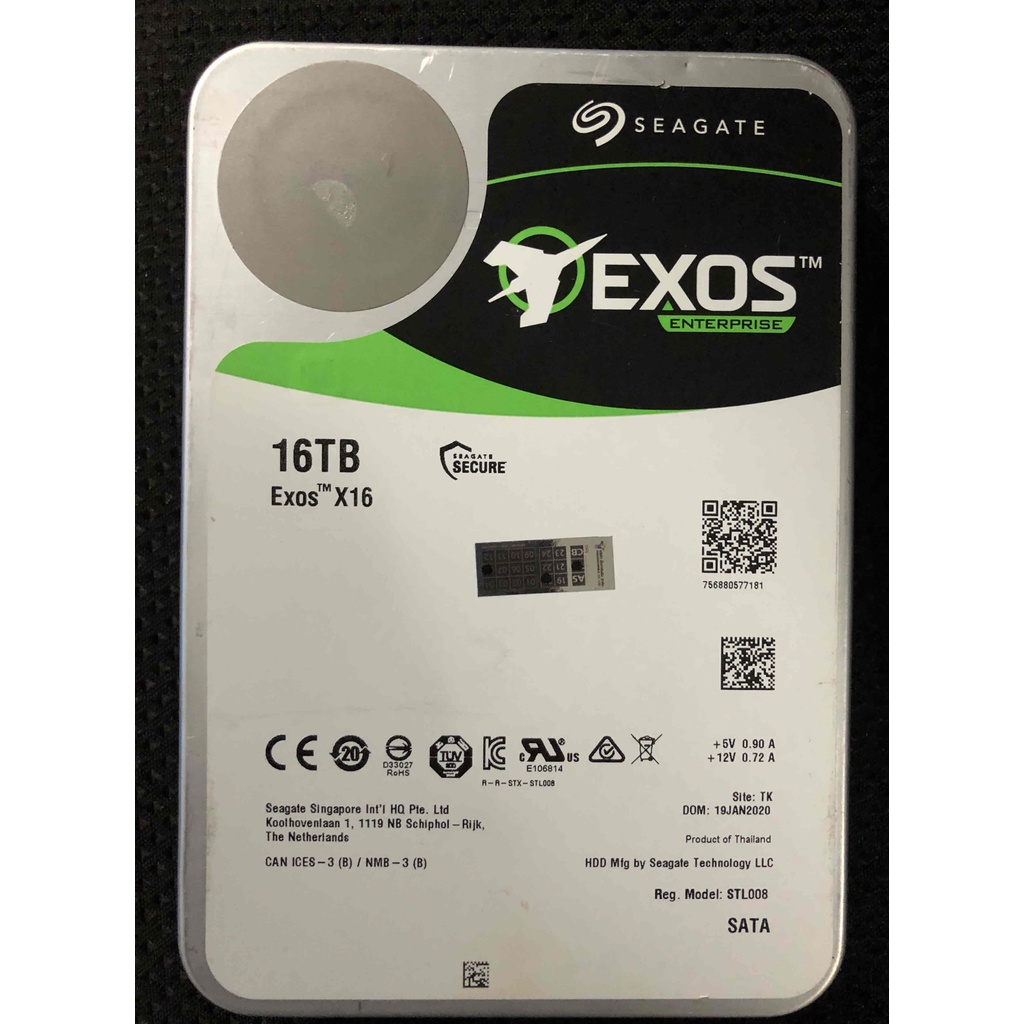 16TB HDD Seagate Exos X16 | Shopee Thailand