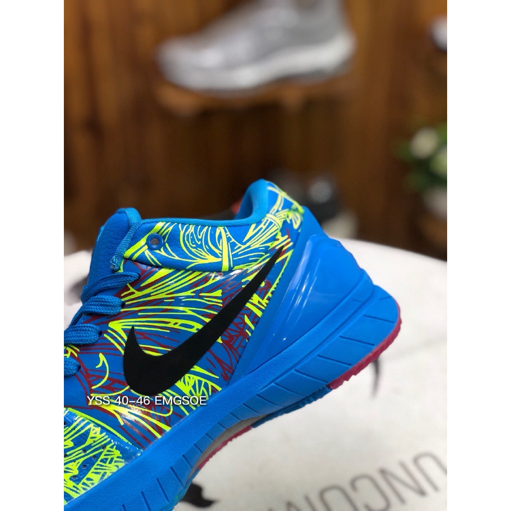 ของแท้ จัดส่งฟรี Nike Kobe 4 Protro ZK4 รองเท้าบาสเก็ตบอล รองเท้ากีฬา ...