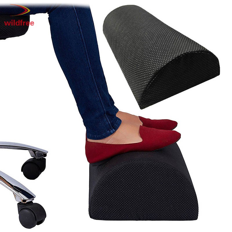 Memory Foam Foot Rest Cushion Non-Slip Foot Stool Under Desk for Office ...