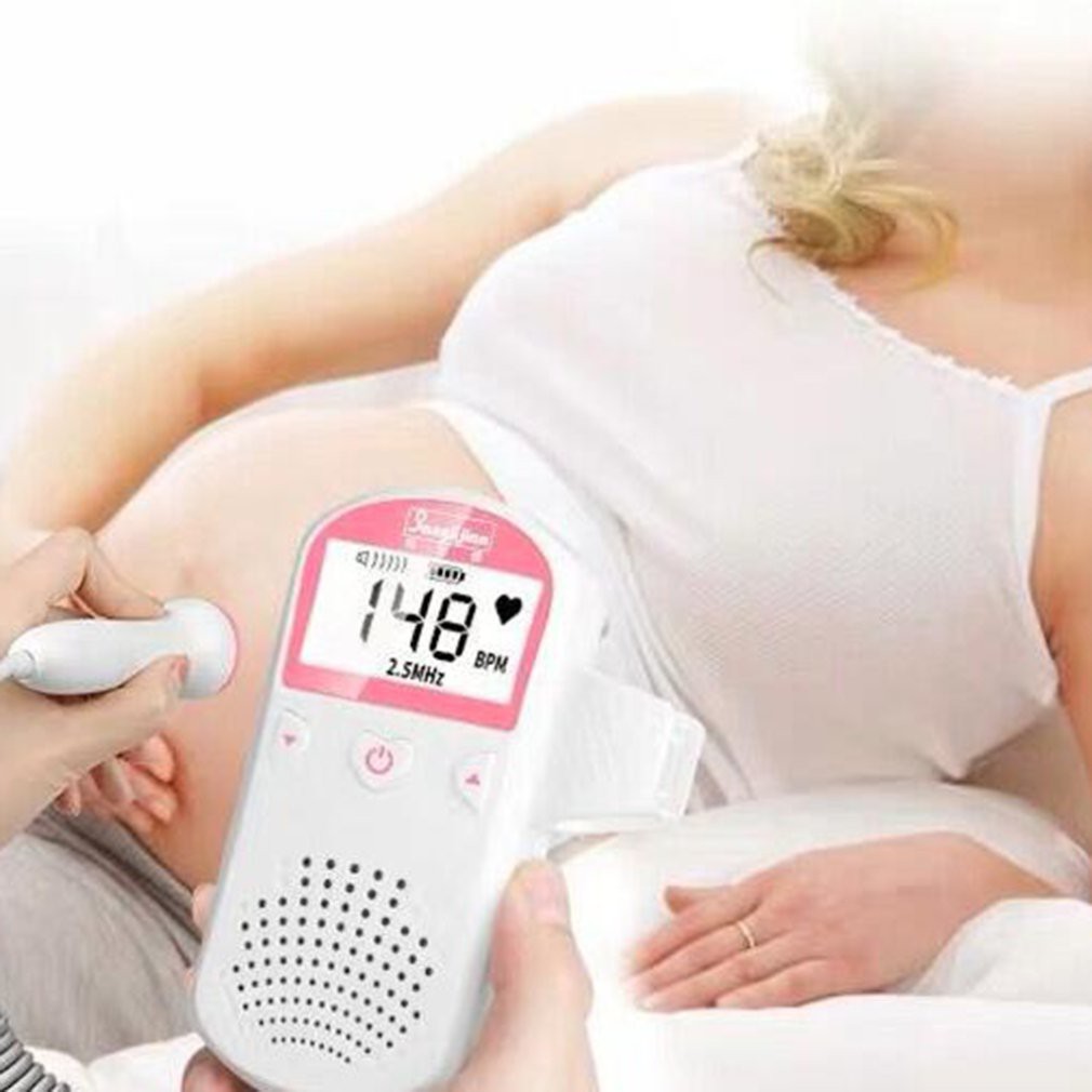 Doppler Fetal Monitor Baby Fetal Sound Heart Rate Detector Home ...