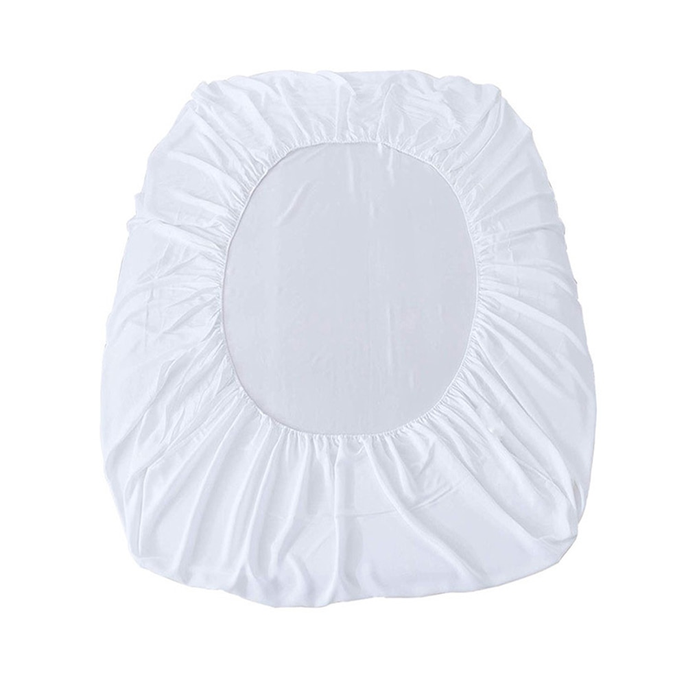 Waterproof Solid Mattress Cover King Queen Full Twin Single Size Fitted ...