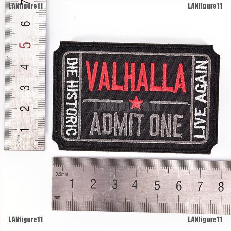 LANF ticket to valhalla morale military tactical vikings patch army ...