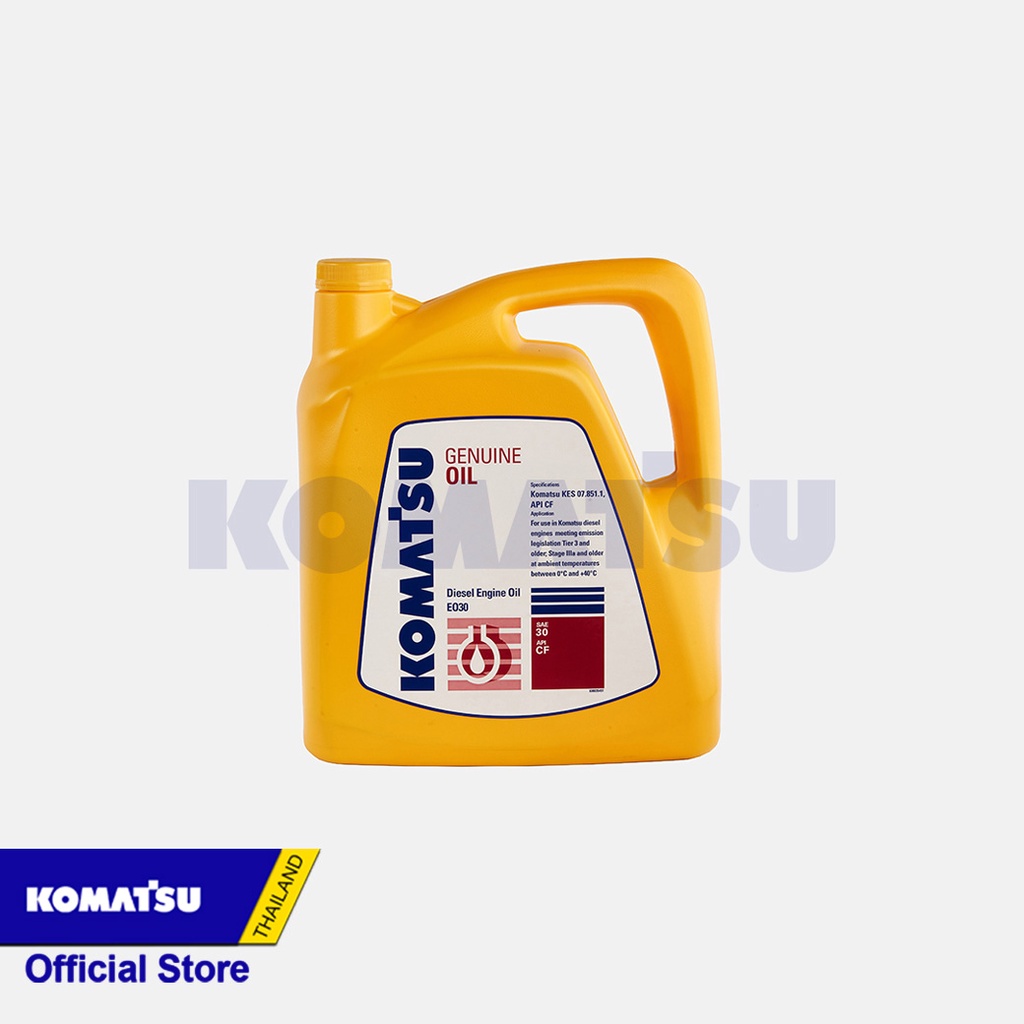 KOMATSU น้ำมันเครื่อง Komatsu EO30 5 ลิตร Komatsu Diesel Engine Oil 30 ...