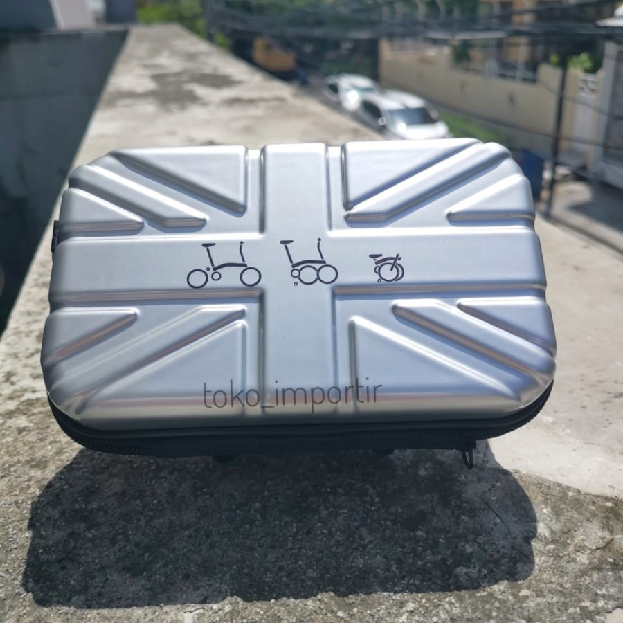 Front bag brompton Folding Bike Luggage front Block 16sw | Shopee Thailand