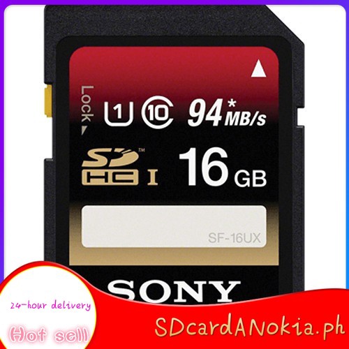 Sony Class 10 Memory SD Card UX Series SDHC UHS-1 (16GB) SF-16UX ...