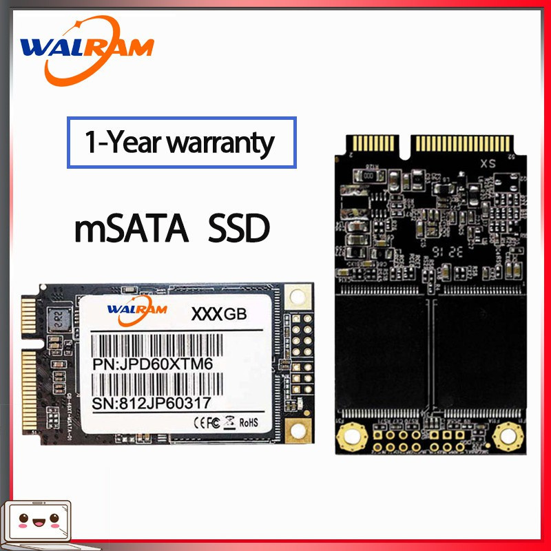 60 Walram Ssd Msata Gb 128gb 256gb 512gb 720gb 3x5cm Mini Sata 3 ...