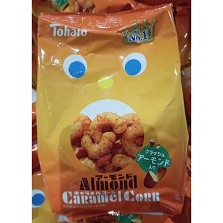 Tohato Almond Caramel Corn Puff Snack With Crushed 70g.โทฮาโตะอัลมอนด์ ...