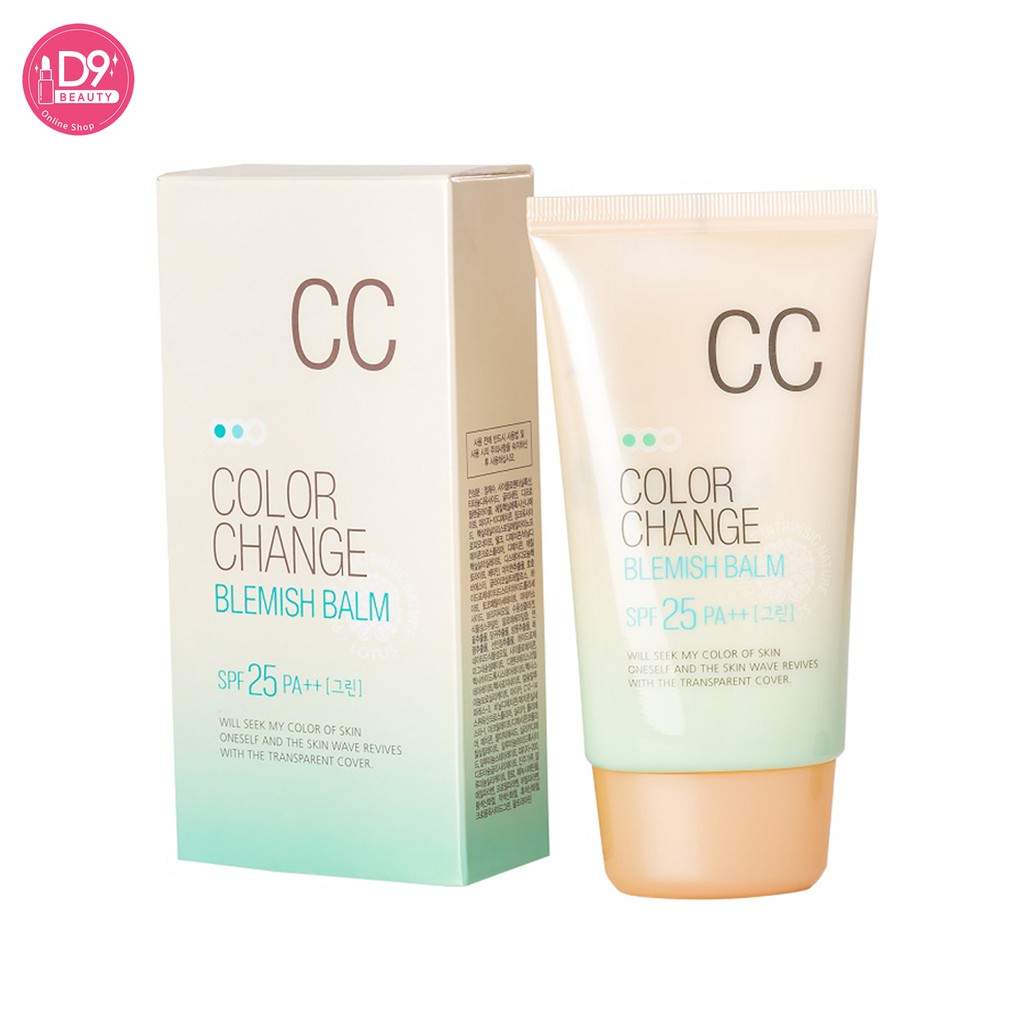Welcos Color Change BB Cream SPF25 PA 50 ml. (หลอดเขียว) - d9beauty ...