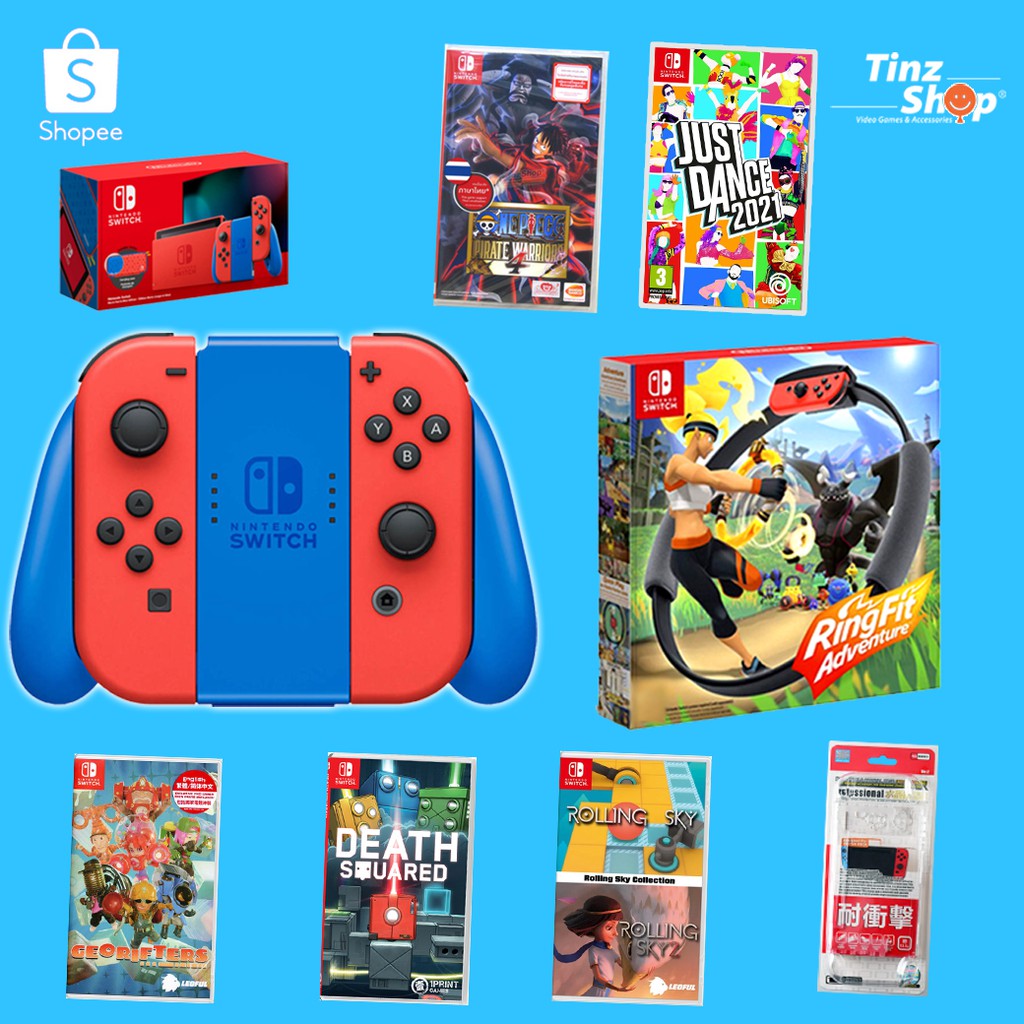 [มือ 1] Nintendo Switch Mario Red & Blue Edition - panyawatthumnusarn ...