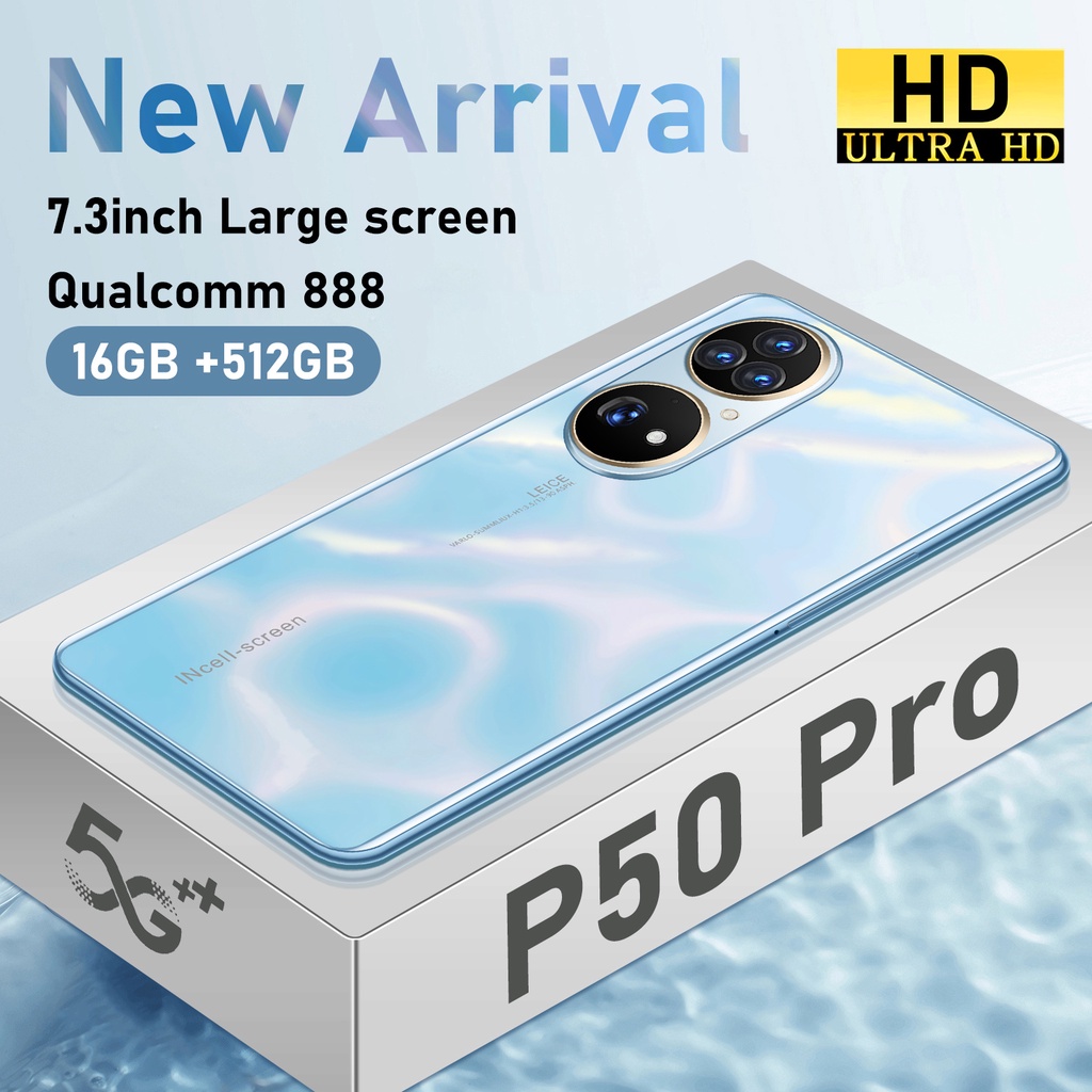Huawei เป็นทางการ ใหม่เอี่ยม P50 Pro 16GB512GB โทรศัพท์มือถือ 7.5 จอใหญ่ นิ้ว มือถือ เครือข่าย ...