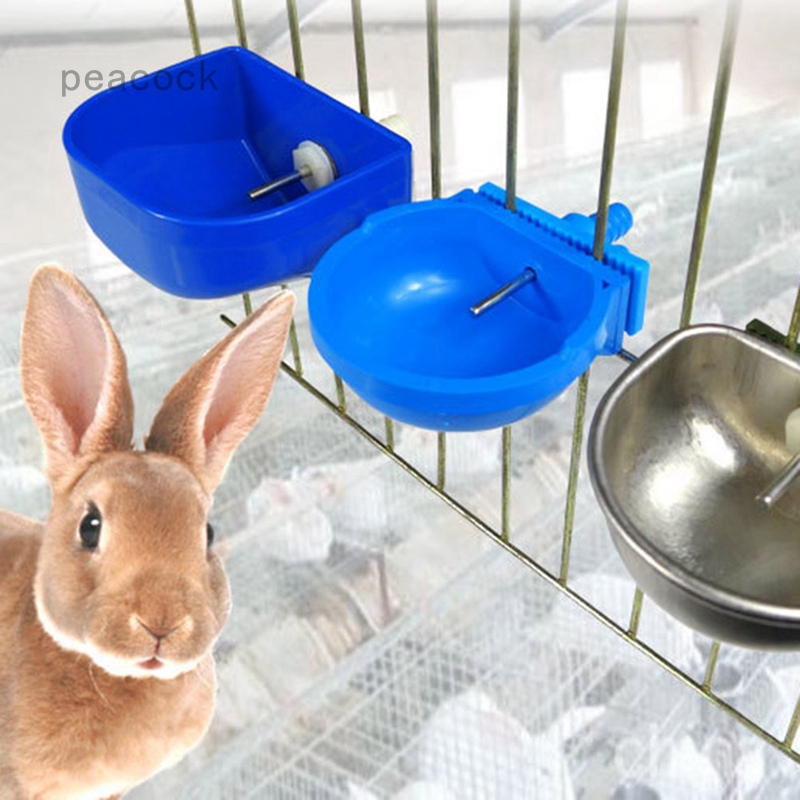 Rabbit Automatic Drinker Water Feeder Bowl StainlessSteel/Plastic ...