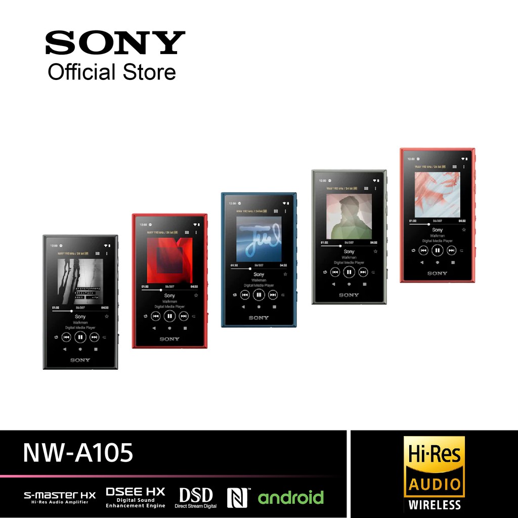 SONY NW-A105 Walkman Hi-Res Andriod Walkman | Shopee Thailand