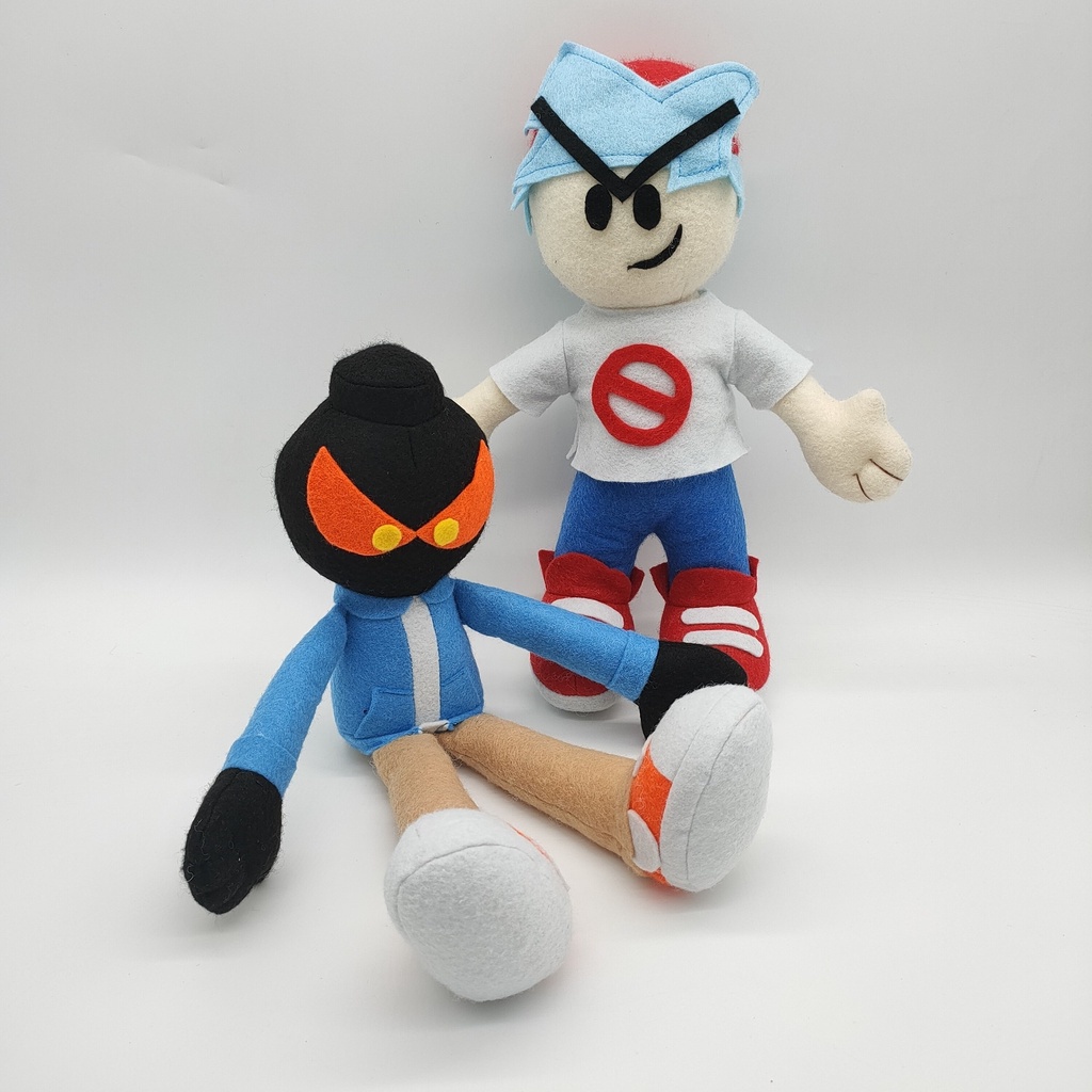 32-37cm Friday Night Funkin Plush Toy Spooky Month Skid And Pump ...