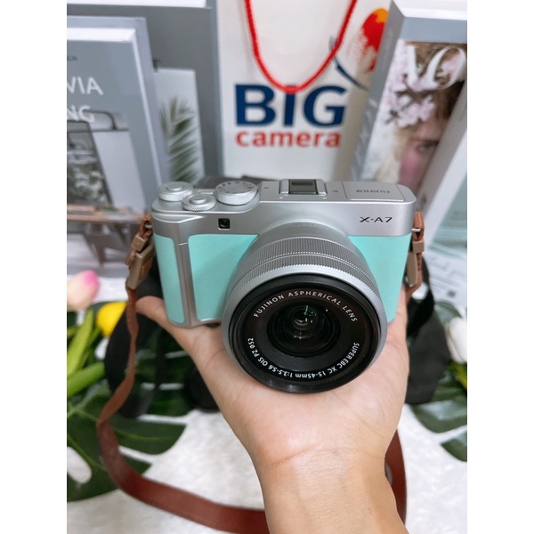 Fuji xa7 สีเขียวมิ้นท์สีสวยลิมิเตดมากๆ สภาพกล้องยังสวยๆการใช้งานดีปกติ ...