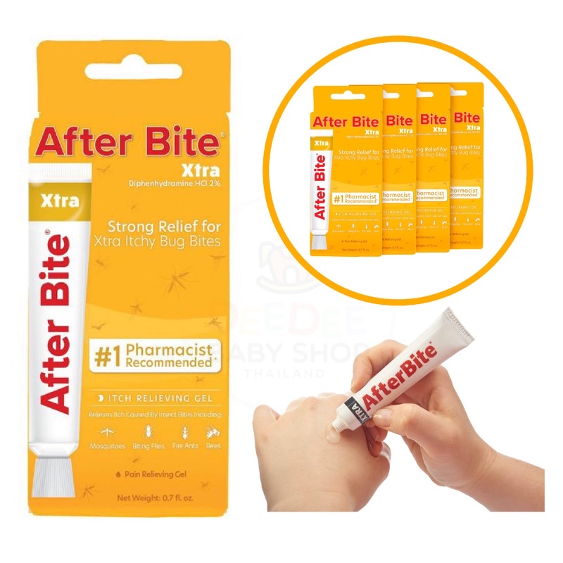 พร้อมส่ง เจลบรรเทาอาการคันจากแมลงสัตว์กัดต่อยสูตรเข้มข้น After Bite XTRA Soothing Gel Bite Trea ...