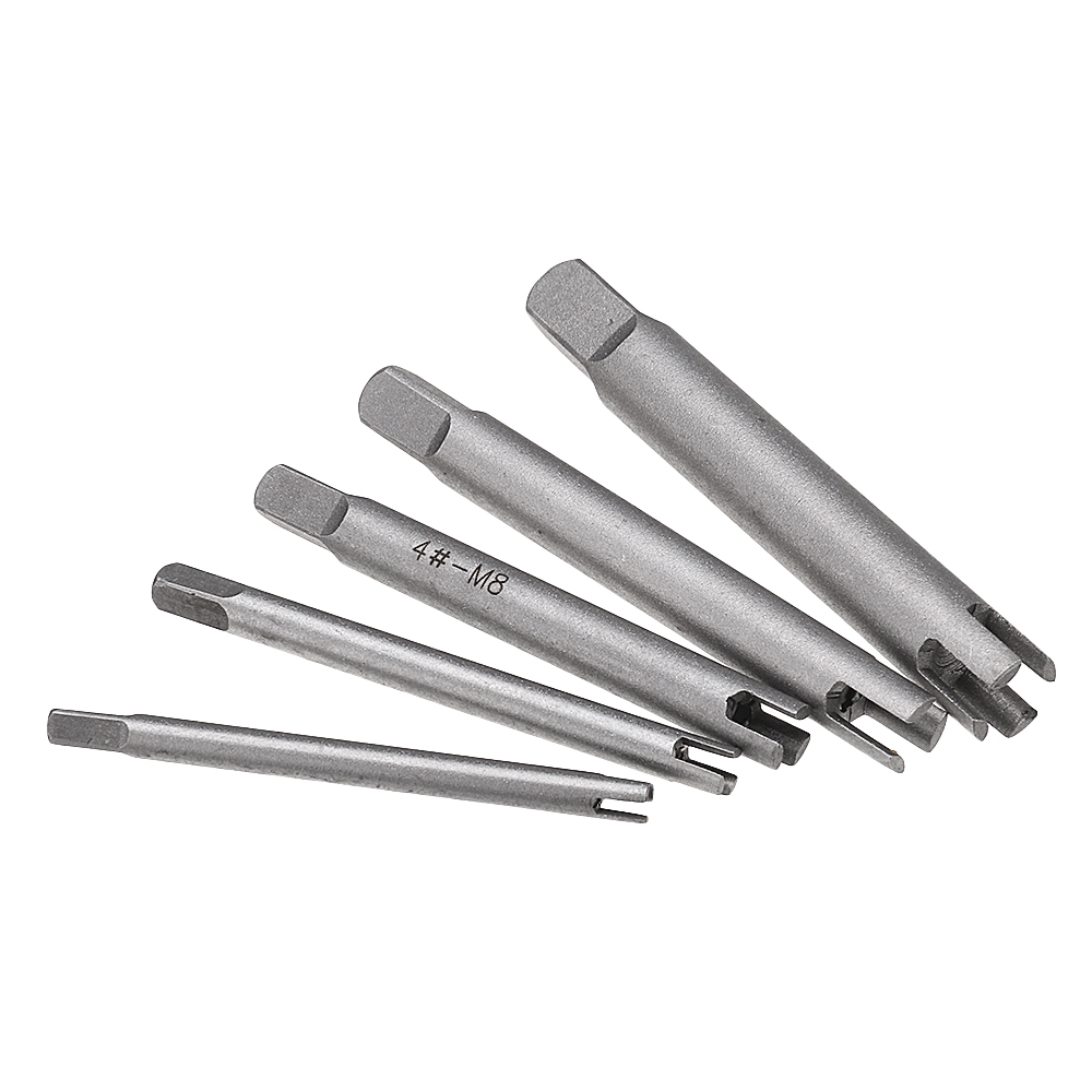 Drillpro 5 ชิ้น M 5-M 12 maged Tap Extractor Alloy Screw Tap Remover ...