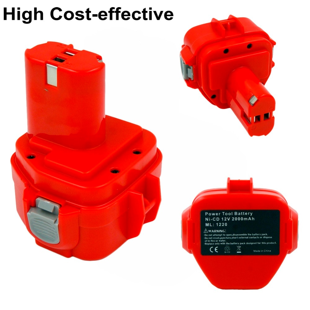 3PCS PA12 Replacement Rechargeable Batteries 2000mAh Nicd for Makita ...