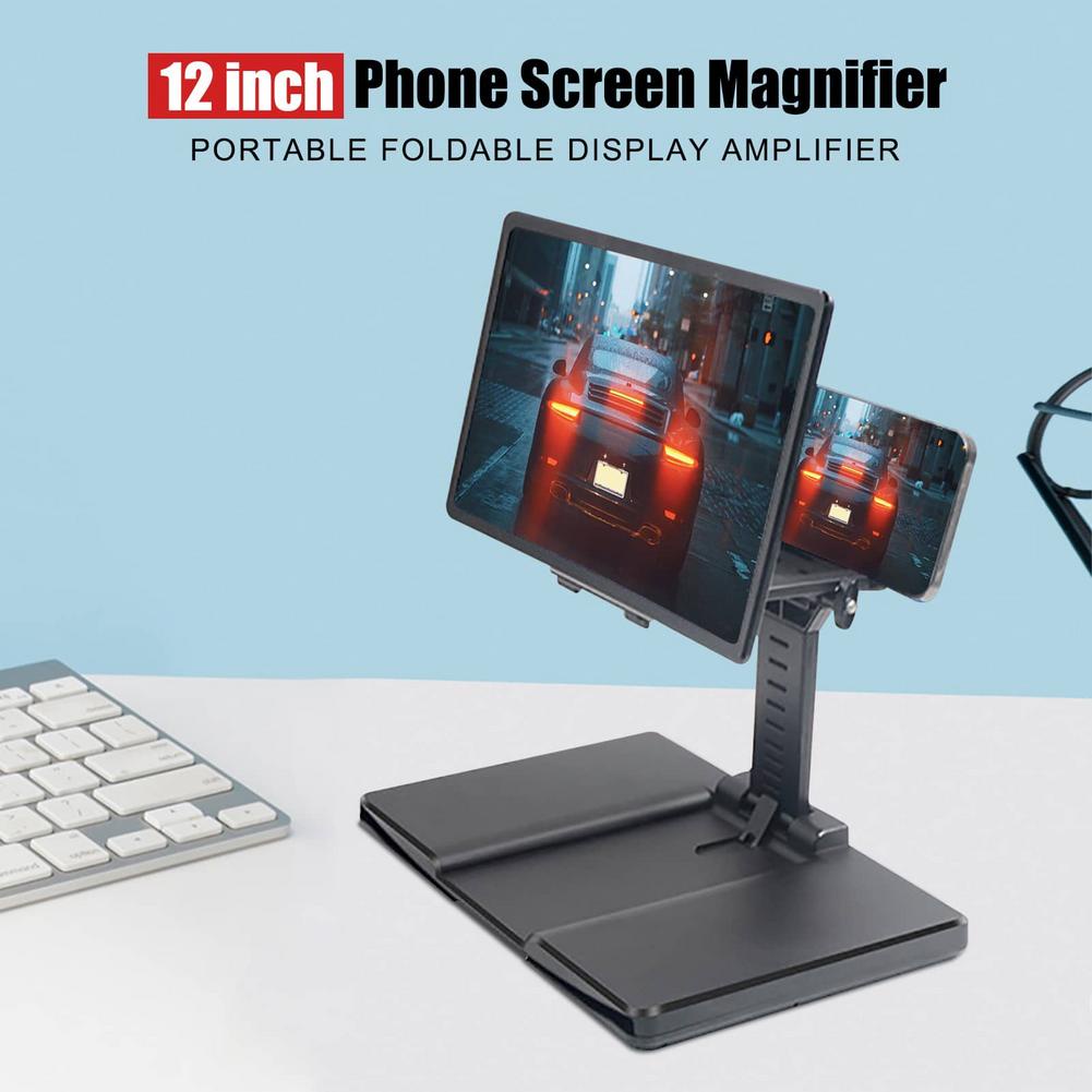 3D Desktop Phone Holder Stand Universal Mobile Phone Screen Magnifier ...