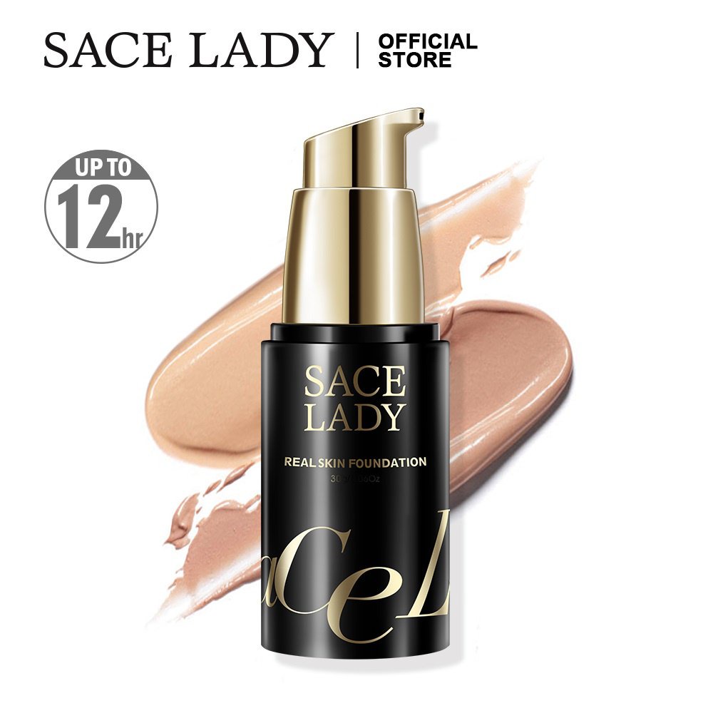 SACE LADY Natual Flawless Liquid Foundation Sweat-proof & Waterproof ...