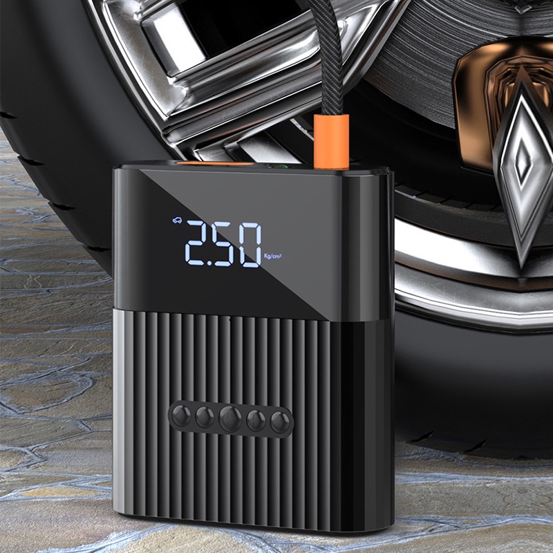 BCar Wireless Electric Smart Car Jump Starter Protable Air Compressor ...