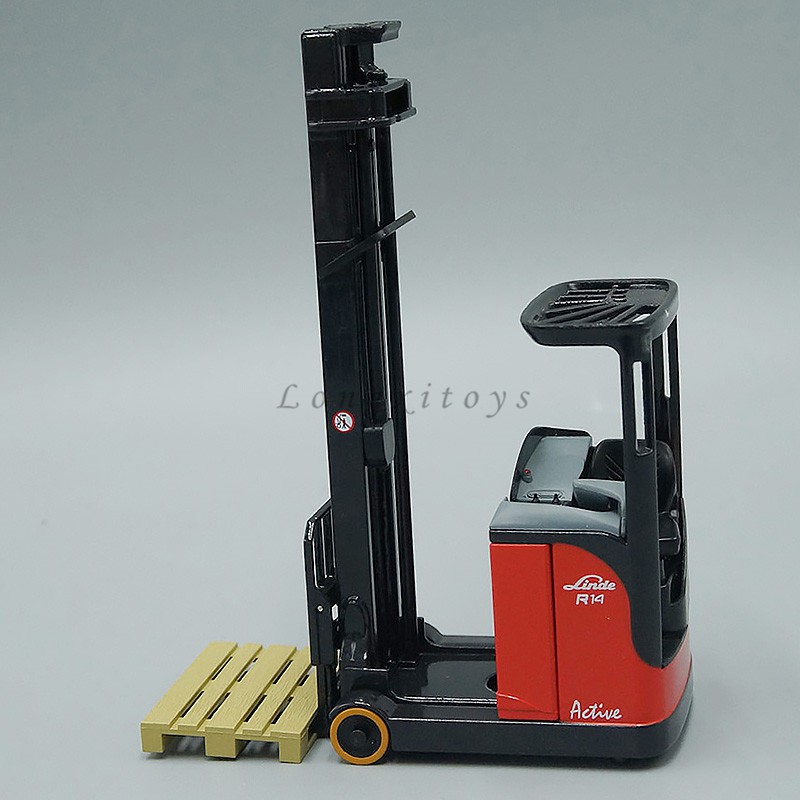 125 Diecast Reach Truck Model Toys Linde Forklift R14S R16S R20S For ...