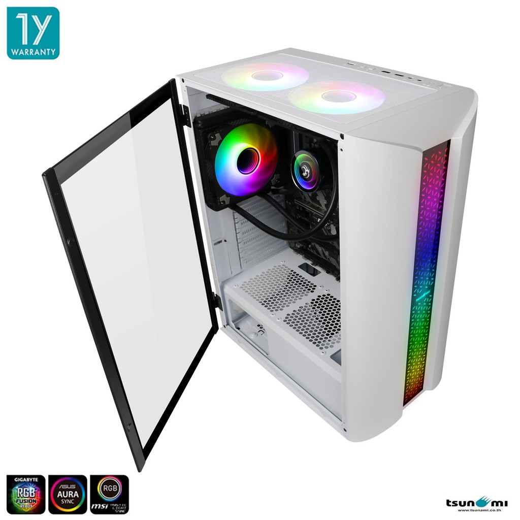 เคสคอมพิวเตอร์ Tsunami 211-G Cooling Combo WW Unlimited Deepspace ARGB ...
