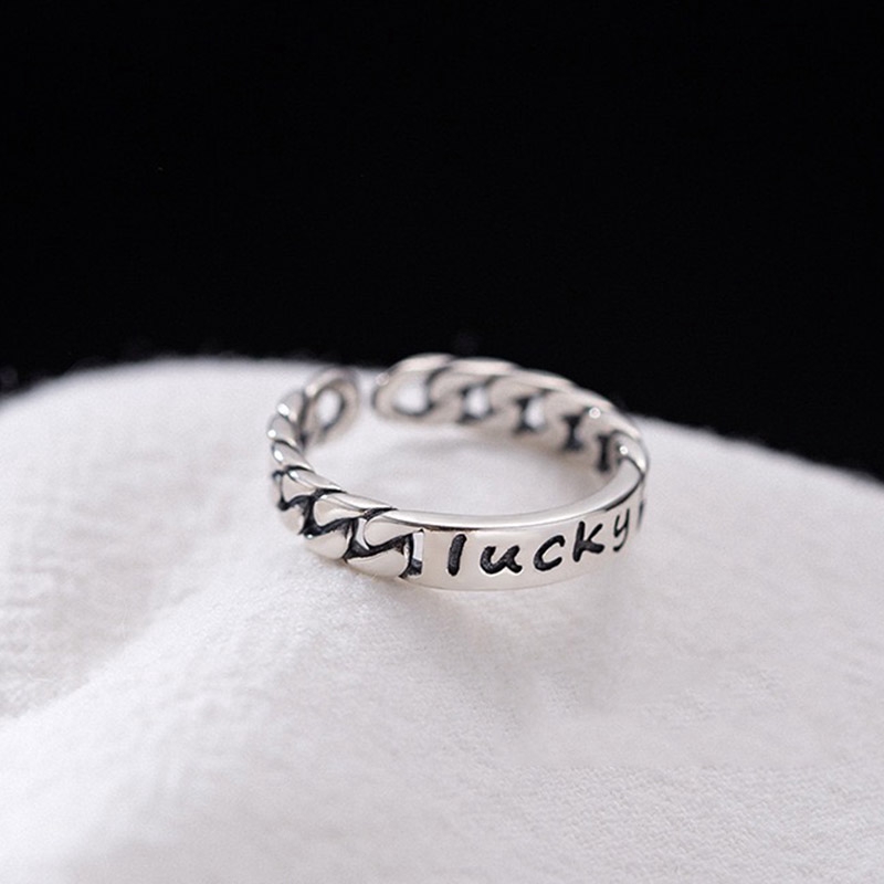 Dongdaemun, South Korea, vintage and old chain letter luck ring opening ...