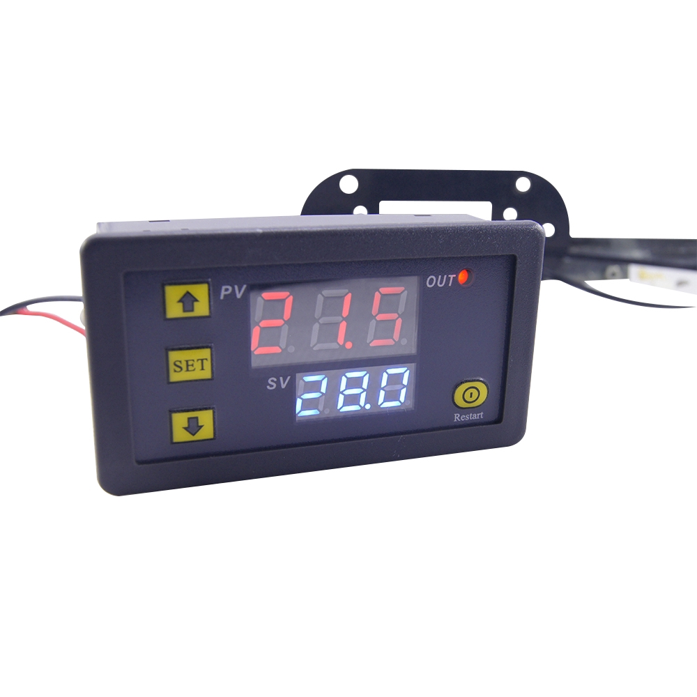 DIYMORE W3230 LCD Thermostat DC 12V24V 20A AC 110V-220V 10A Temperature Controller With Probe ...