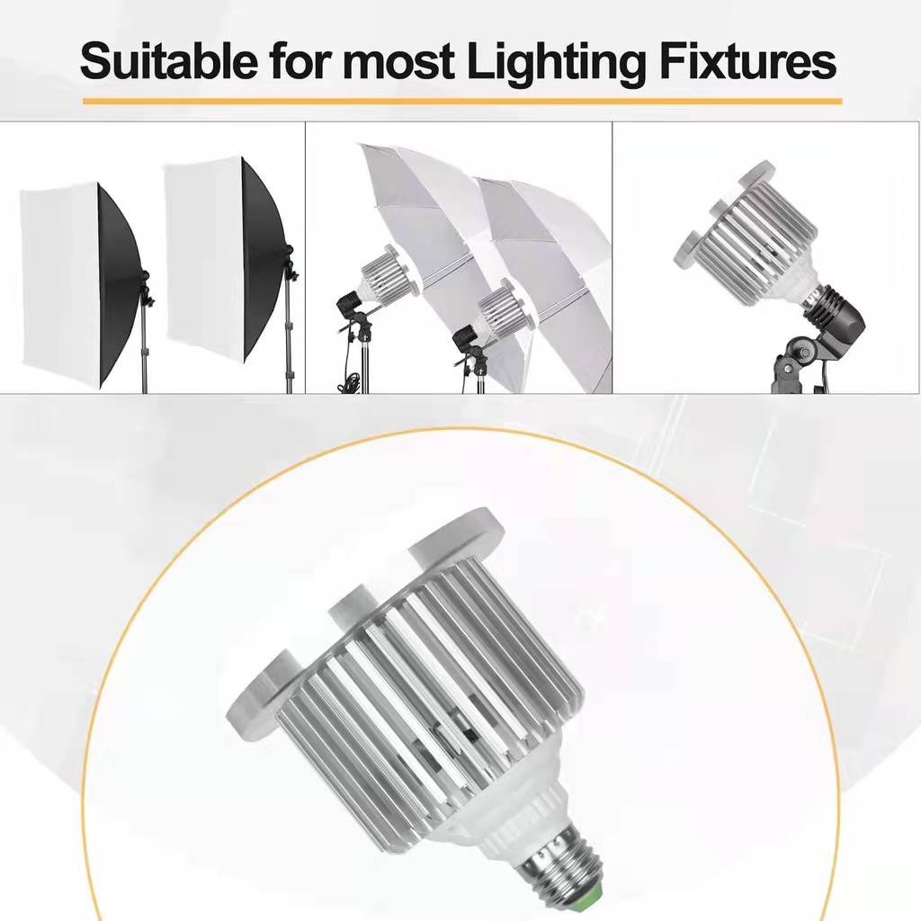 หลอดไฟ E27 85W150W 3200K-5500K Bi-Color Dimmable LED Energy Saving Light Bulb เหมาะกับการใช้งาน ...