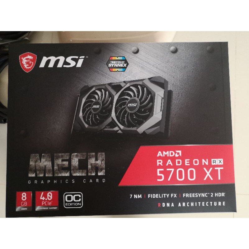 VGA (การ์ดจอมือสอง) MSI RADEON RX 5700 XT MECH OC - 8GB GDDR6 | Shopee Thailand