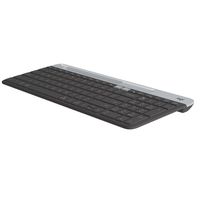 LOGITECH K580 SLIM MULTI-DEVICE BLUETOOTH-WIRELESS KEYBOARD #GRAPHITE ...