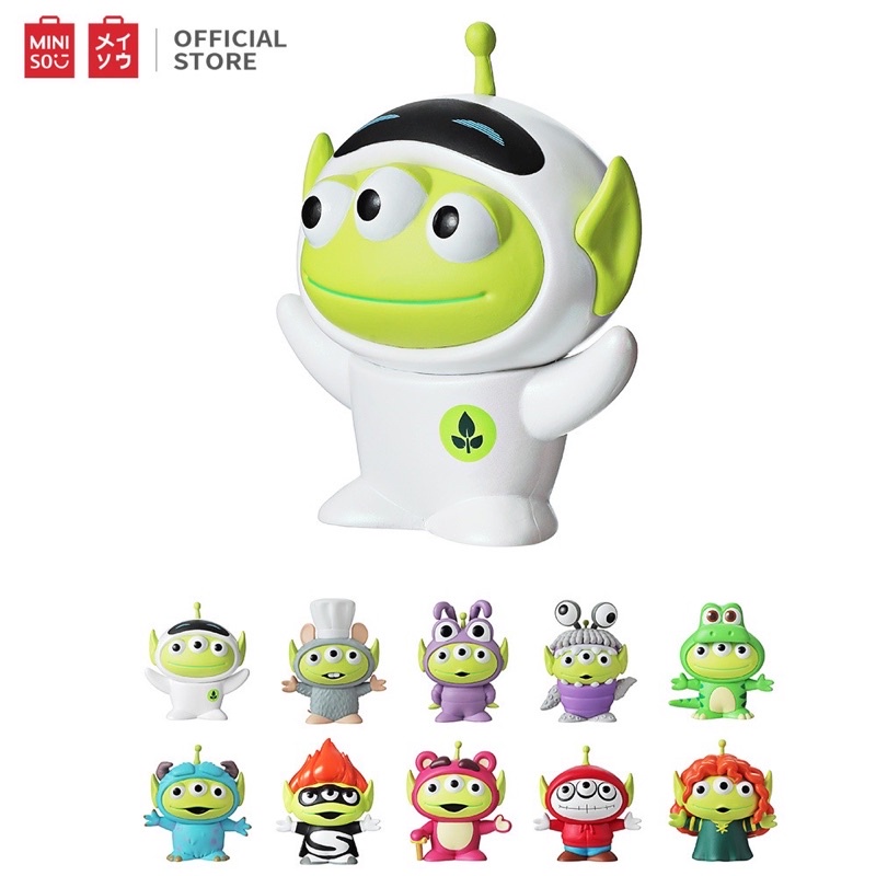กล่องสุ่ม Miniso Alien Remix : Toy Story Little Green Men Disney Blind ...